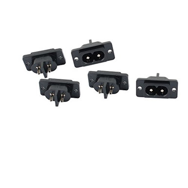 uxcell a16031500ux1368 AC 250V 10A PCB Board Panel Mount Male 2 ...