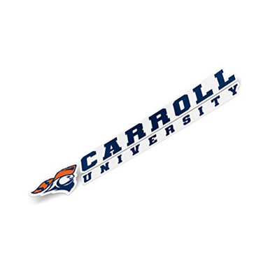 Carroll University Pioneers NCAA Name Logo Vinyl Decal Laptop Water ...
