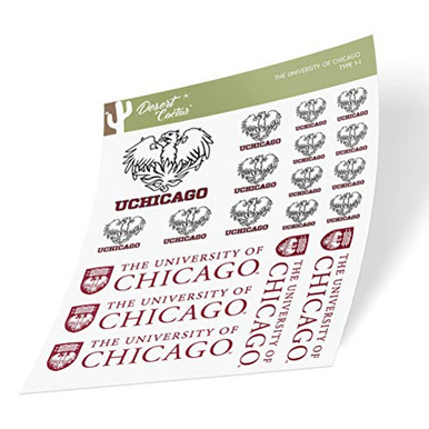 The University of Chicago UChicago Maroons NCAA Sticker Vinyl Decal ...