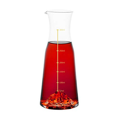 Clear Wine Decanter Measuring _ HOMEYUT 10 ounce300ml_ Lead_Free Glass ...