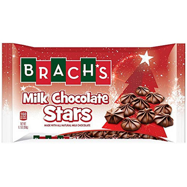 Brachs Milk Chocolate Stars _ 8 ounce bag - Warehousesoverstock