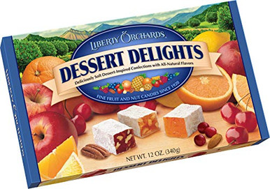 Liberty Orchards Dessert Delights Fruit and Nut Candies_ 12 Ounce ...