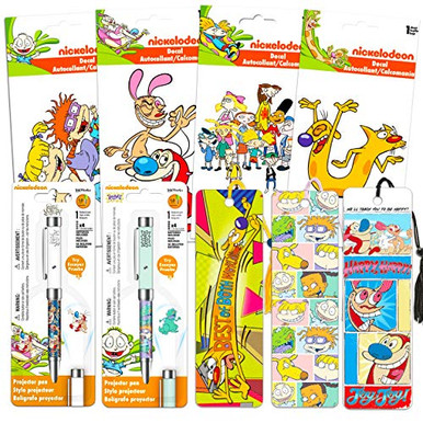 90s Nickelodeon Retro Nicktoons School Supplies Bundle Set for Kids ...