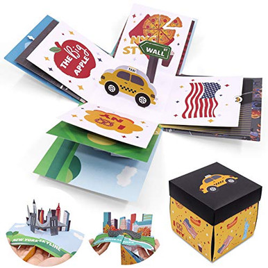 New York Explosion Gift Box with Pop Up Designs New York Party ...