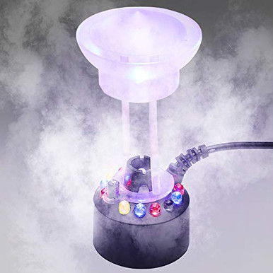 SUMBLIME Mist Maker Fogger with LED Lights_ Mini Plastic Fog Machine ...