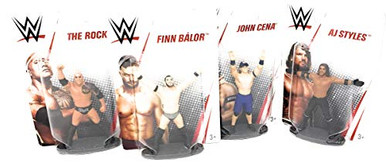 POG WWE Action Figure Series Bonus Wall SMACKER The Rock John Cena AJ ...