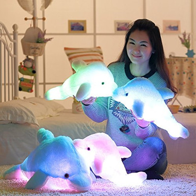 18 inch Supper Cute Sea Animal Little Stuffed Toys_ Sparkling Dolphin ...