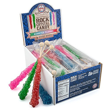 Rock Crystal Candy _ Assorted Flavors Assorted Flavors_ 24 Count ...