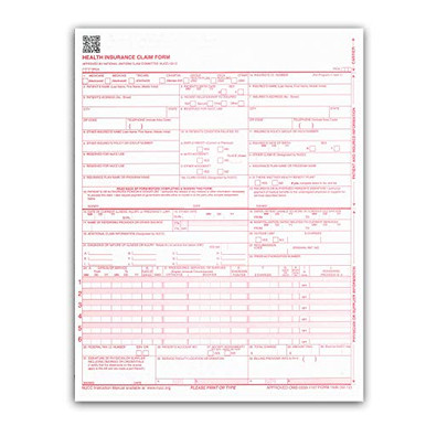 New CMS 1500 Claim Forms _ HCFA Version 0212 500 per Ream ...