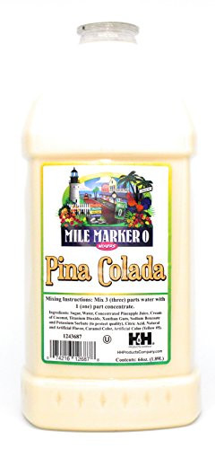 Pina Colada Mix _ Mile Marker 0 _ Commercial Grade Drink Mixer 64 ounce ...