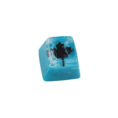 Handmade Resin Keycap Rainbow 6 Black Ice Keycap OEM R4 Blue Resin Key ...