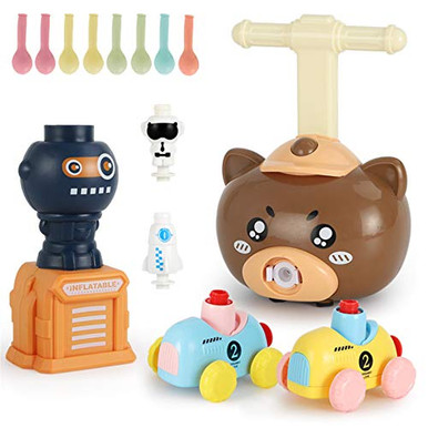 Keqin Balloon Powered Cars Set Balloon Racers Aerodynamic Cars Stem ...