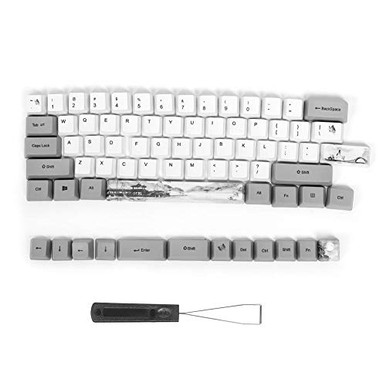 Replacement Individual Key Cap Set_ 73pcs PBT Heat Sublimation Keycaps ...