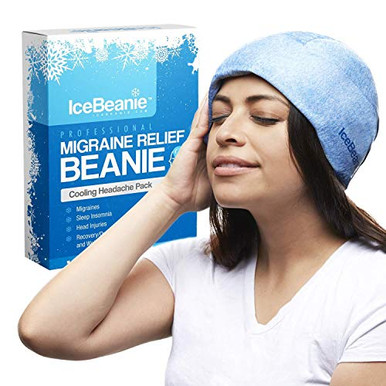 Ice Beanie Natural Migraine Relief _ Eliminate Tension Headaches with ...