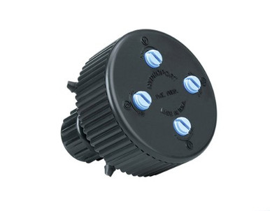 Raindrip 13400UB Hydro-Port Adjustable 4-Outlet Manifold ...