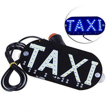 Niome 12V Taxi Sign Led Car Windscreen Cab Indicator Lamp 45LEDs ...
