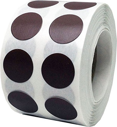 Brown Color Coding Labels for Organizing Inventory 0_50 Inch Round ...