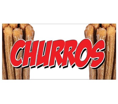 Churros Concession Decal Mexican Churro Mix fair Signs ...