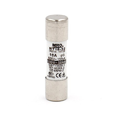Baomain Blow Ceramic Fuse RT14 RT18 R015 10mm x 38mm Quick Fast 10A ...