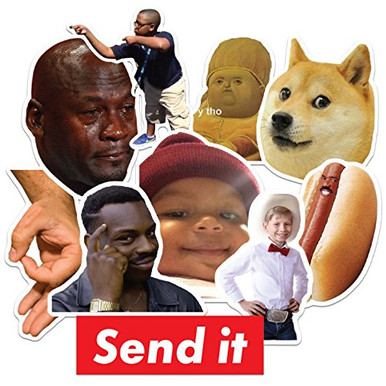 Funny Sticker Pack Internet Memes | Premium Quality Vinyl Meme Stickers ...