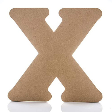 Large Wooden Letters - 12 - X - Premium Unfinished Wood Letters for ...