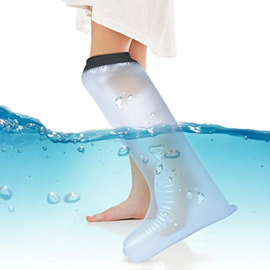 Cast Cover for Adult Leg Waterproof Half Leg Cast Protector for Bath ...