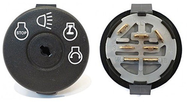 The ROP Shop Ignition Starter Key Switch fits John Deere LA100 LA105 ...