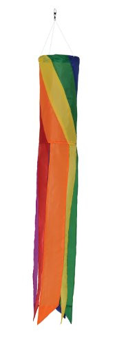 In the Breeze Rainbow Diagonal Sections - 33 Inch Windsock - Colorful ...