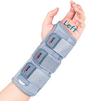 Carpal Tunnel Wrist Brace Night Sleep Support Brace Removable Metal ...