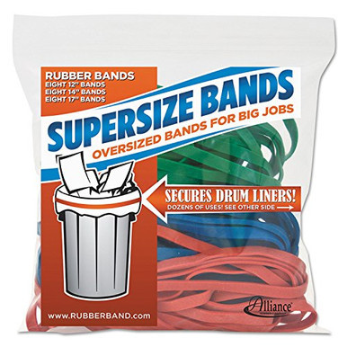 Alliance 08997 SuperSz_ Rubber Bands 12-Inch Red 14-Inch Green 17-Inch ...