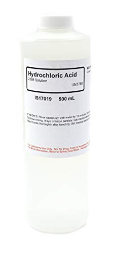 Hydrochloric Acid Solution 2M 500mL - The Curated Chemical Collection ...