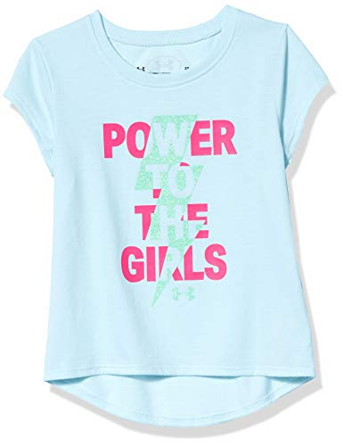 Under Armour Little UA Power to The Girls SS rift Blue 6X ...