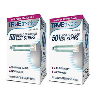 TrueTrack Test Strips 50 ct Pack of 2 - Warehousesoverstock
