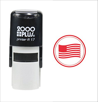 American USA Flag 2000 Plus Self Inking Rubber Teacher Stamp - Red Ink ...