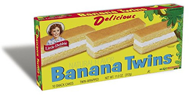 Little Debbie Snack Cakes Banana Twins - Warehousesoverstock