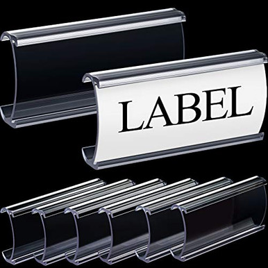 Plastic Label Holders Wire Shelf Label Holders Clear Plastic Label ...