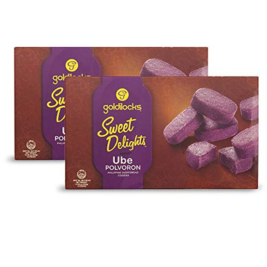 Goldilocks Sweet Delights Philippine Shortbread Cookies Ube 2 Pack ...