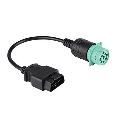 Obd2 to 9 Pin Adapter 9 Pin to 16 Pin Truck 9 Pin Female to 16 Pin Obd2 ...