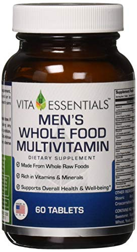 Vita Essentials Mens Whole Food Multivitamin Tablets 60 Count ...