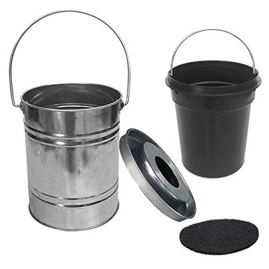 MODUODUO Compost Bin Stainless Steel Kitchen Countertop 1_3 Gallon ...