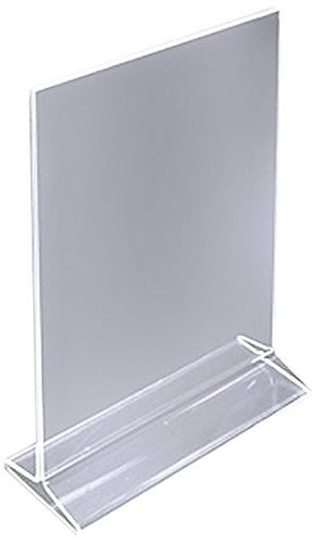 Dazzling Displays Table Card DisplayPlastic Upright Menu Ad ...