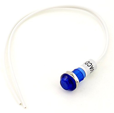 10 Yuco YC-9WRT-23B-120-10 Miniature Indicator Light 9mm Fresnel Dome ...
