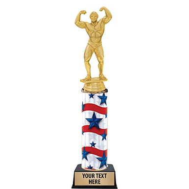 11 Custom Male Bodybuilding Trophies - Bodybuilding Trophy Perfect for ...