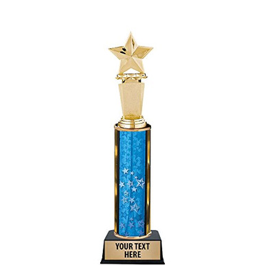 11 Gold Star Trophies - Customized Employee Appreciation Trophy Awards ...