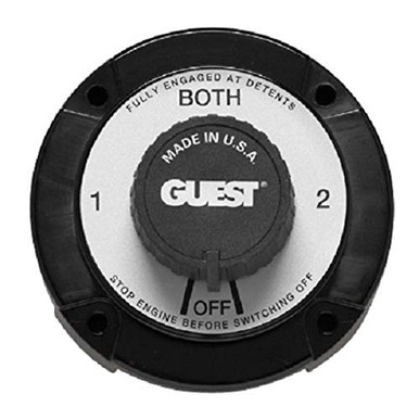 Guest 2111A Universal Mount Marine Battery Selector Switch 230 ...
