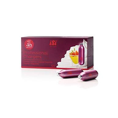 Isi Professional 50pack N2o Cream Charger Set