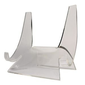 Dazzling Displays Clear Acrylic Display Plate StandEasel fits 6-9 ...