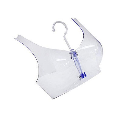 MH GLOBAL Lingerie Hanger Display Clear Plastic Hanging Bra Form Bikini ...