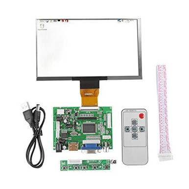 LCD Display Module Kit 7 inch LCD TFT Display 1024x600 HDMI VGA Monitor ...
