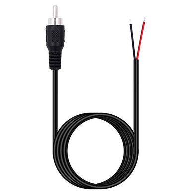 Fancasee 6 ft Replacement RCA Male Plug Jack Connector Adapter to Bare ...
